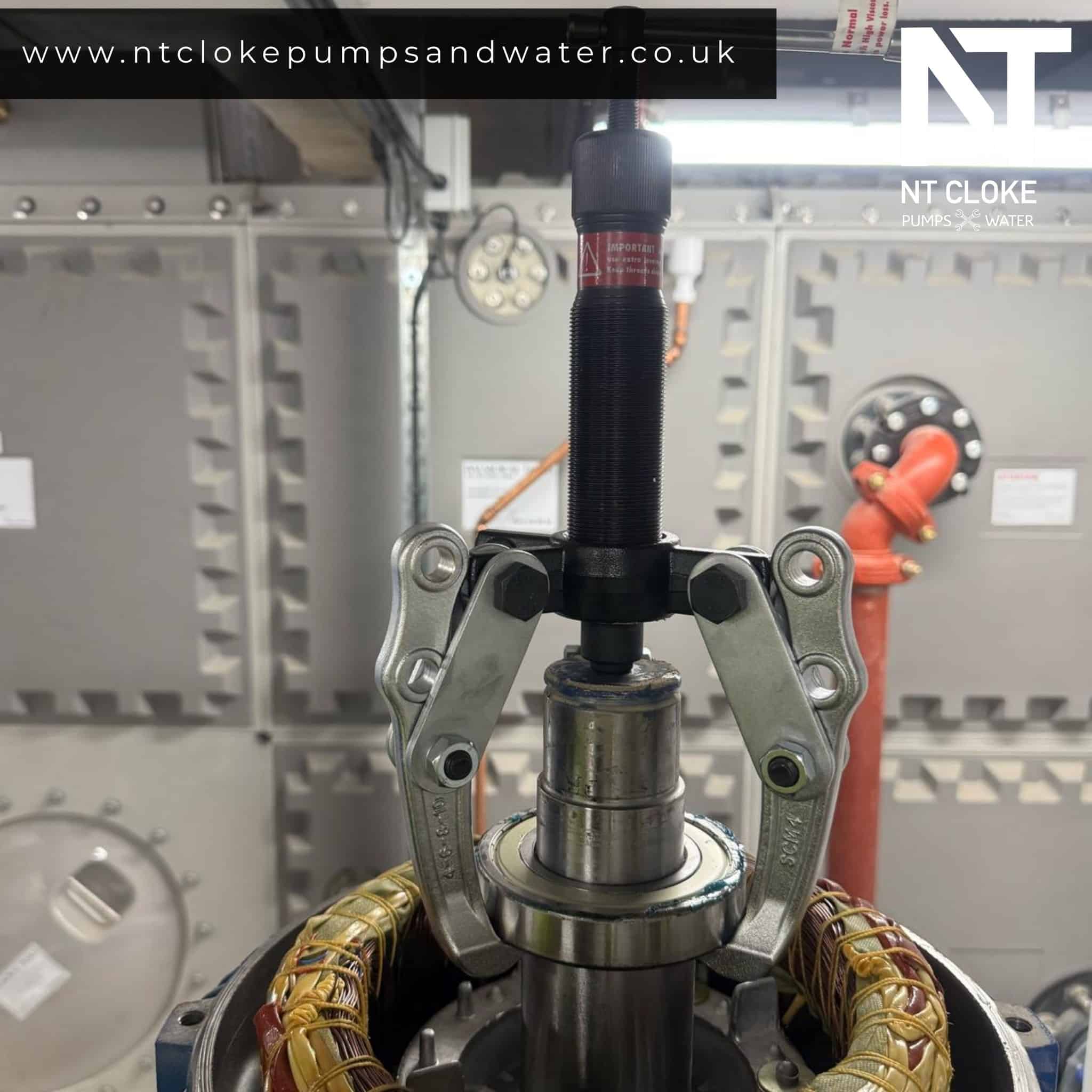 30kW Onsite Bearing Change at a London High-Rise - NT Cloke Pumps & Water
