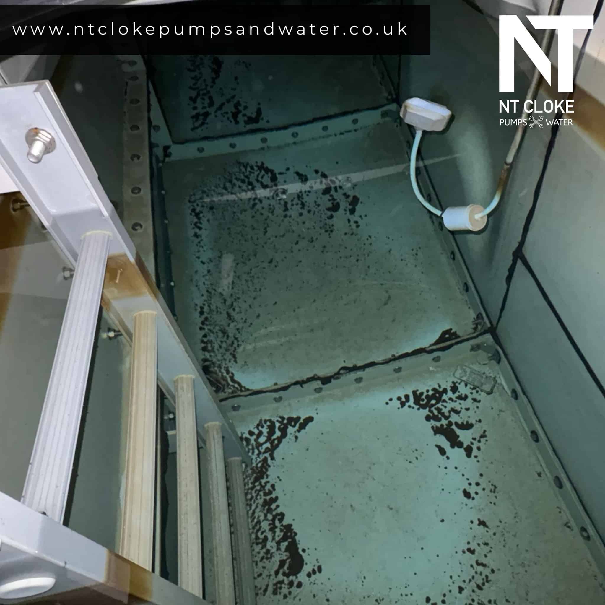 Full Tank Clean & Chlorination for New Client - NT Cloke Pumps & Water