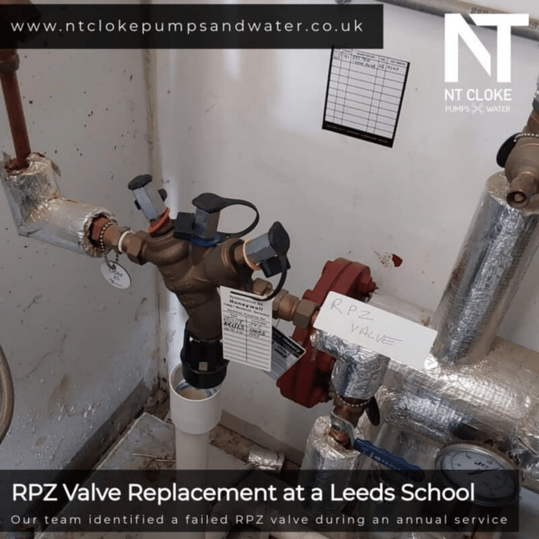 RPZ Valves & Backflow Prevention | NT Cloke Pumps & Water